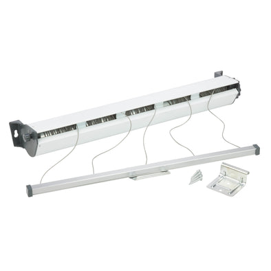 White 5-Line Retractable Clothesline