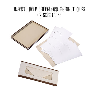 Natural 18" x 14" Canvas Window Storage Box with Lid