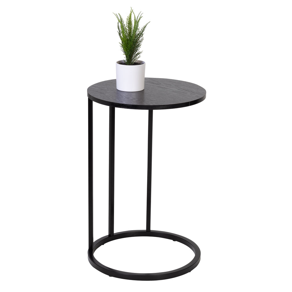 Black round c table store